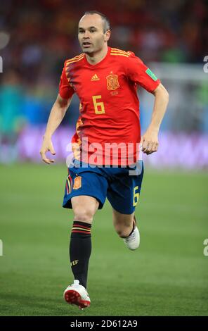 Spain's Andres Iniesta Stock Photo - Alamy