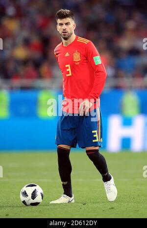 Spain's Gerard Pique Stock Photo - Alamy