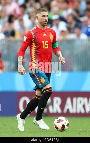 Spain's Sergio Ramos Stock Photo - Alamy