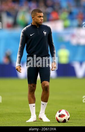 France's Kylian Mbappe during warm-up Stock Photo - Alamy