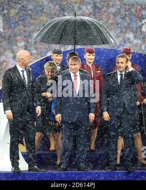 from left: FIFA President Gianni Infantino, Levan Kobiashvili ...