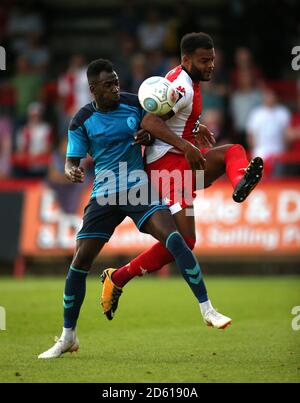 Kidderminster Harriers' Morgan Amari-Smith before the match. Picture ...