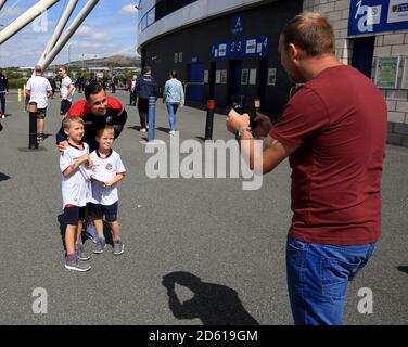 Bristol City fans before the Sky Bet Championship match at The Den ...