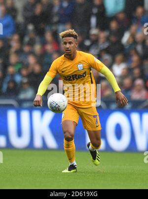 Preston North End's Callum Robinson Stock Photo - Alamy