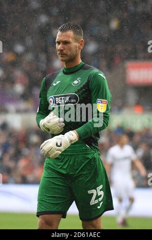 Swansea City's goalkeeper Erwin Mulder Stock Photo - Alamy