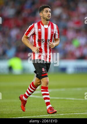 Lincoln City's Tom Pett Stock Photo - Alamy