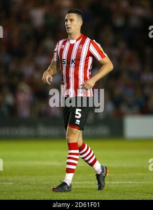 Lincoln City's Jason Shackell Stock Photo - Alamy