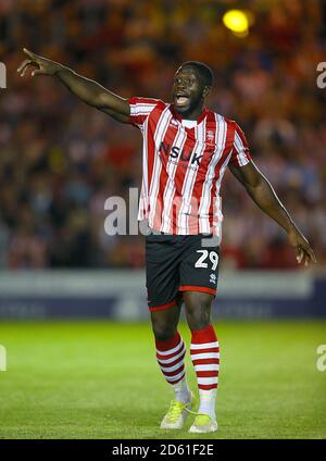 Lincoln City's John Akinde Stock Photo - Alamy