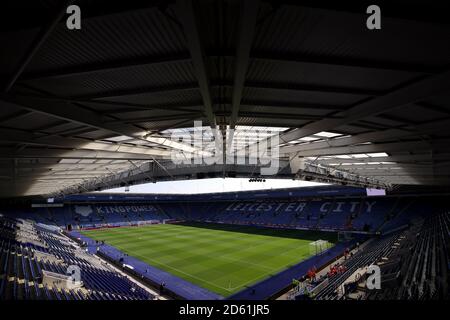 General view inside the King Power Stadium ahead of the Sky Bet ...