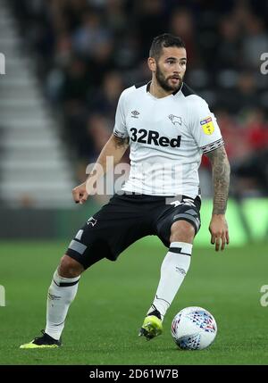 Derby County's Bradley Johnson Stock Photo - Alamy