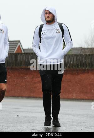 Coventry Goalkeeper Lee Burge arrives at Fratton Park Stock Photo - Alamy