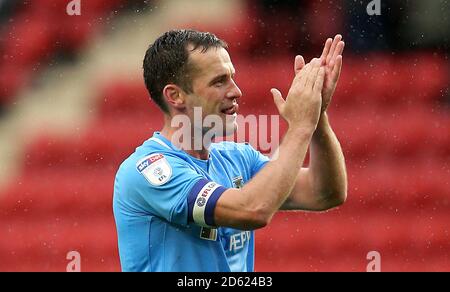 Coventry City's Michael Doyle applauds the fans Stock Photo - Alamy