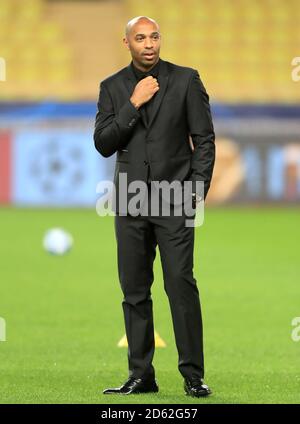 AS Monaco's Manager Thierry Henry Stock Photo - Alamy