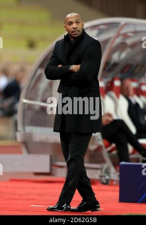 AS Monaco's Manager Thierry Henry Stock Photo - Alamy
