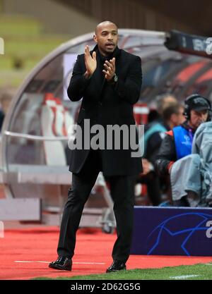AS Monaco's Manager Thierry Henry Stock Photo - Alamy