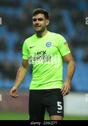 Peterborough United's Ryan Tafazolli Stock Photo - Alamy