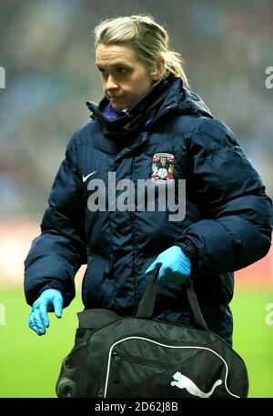Coventry City head of medical Pauline Robertson with academy ...