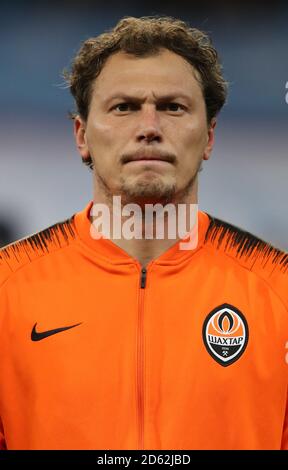 Shakhtar Donetsk goalkeeper Andriy Pyatov, who has recently retired ...