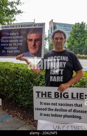 Demonstrators protest Centers for Disease Control and Prevention (CDC ...