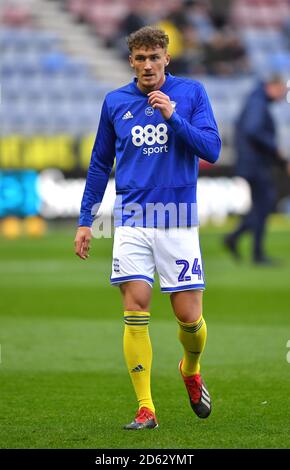 Birmingham City's Dan Scarr warming up before the game Stock Photo - Alamy