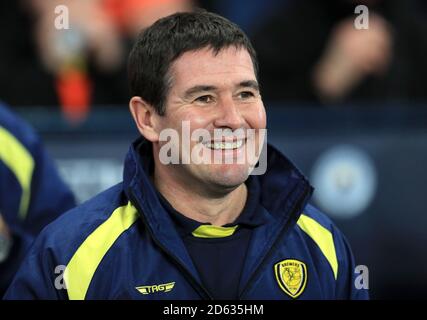Manager of Burton Albion, Nigel Clough - Norwich City v Burton Albion ...