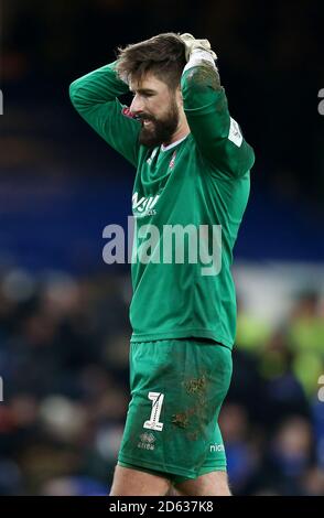 Lincoln City goalkeeper Josh Vickers Stock Photo - Alamy
