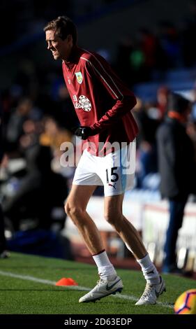 Burnley's Peter Crouch during the Premier League match at Turf Moor ...