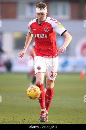 Fleetwood Town's Harry Soutar Stock Photo - Alamy