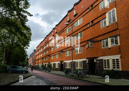 The Netherlands, Amsterdam, Amsterdamse School architecture. Therese ...