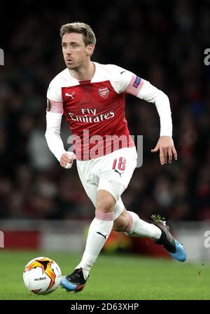 Nacho Monreal, Arsenal Stock Photo - Alamy