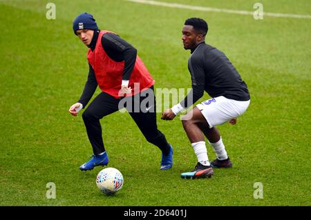 Coventry City's Brandon Mason warms up Stock Photo - Alamy