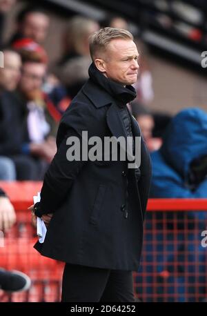 Walsall manager Dean Keates Stock Photo - Alamy