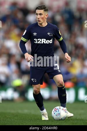 Derby County's Harry Wilson in action during the Sky Bet Championship ...