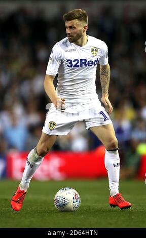 Leeds United's Stuart Dallas in action during the Premier League match ...