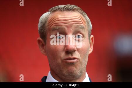 Charlton Athletic manager Lee Bowyer Stock Photo - Alamy
