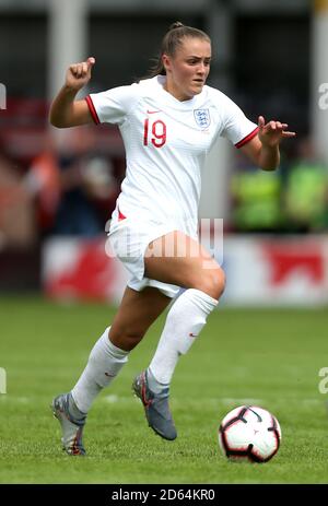 England's Georgia Stanway in action during the Arnold Clark Cup match ...