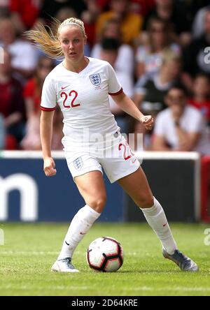 England’s Beth Mead during the international friendly match at Wembley ...