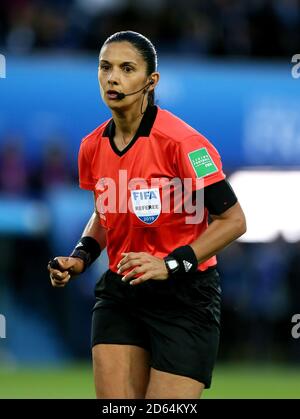 Match referee Claudia Umpierrez Stock Photo - Alamy