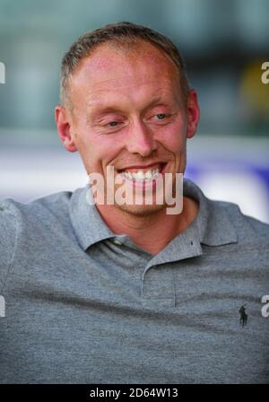 Swansea City's head coach Steve Copper Stock Photo - Alamy