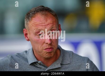 Swansea City's head coach Steve Copper Stock Photo - Alamy