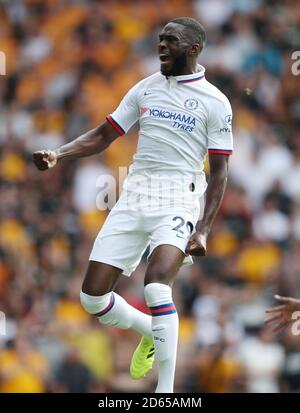 Chelsea's Fikayo Tomori celebrates scoring their first goal Stock Photo ...