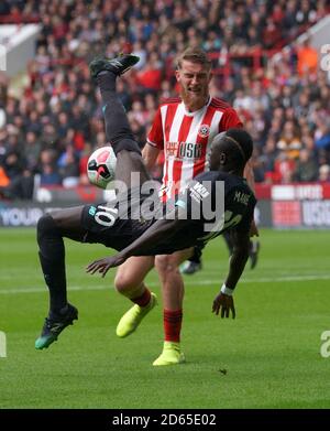 Liverpool's Sadio Mane before the Premier League match at the Anfield ...