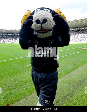 Derby County mascot Rammie the Ram during the Sky Bet Championship ...