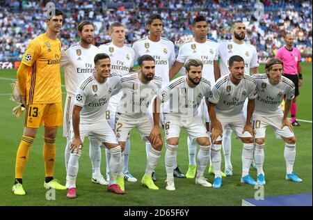 Real Madrid team group line-up (Real), May 10, 2017 - Football / Soccer ...