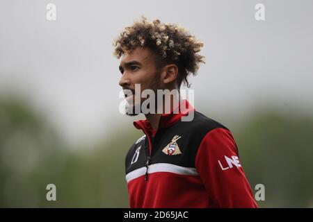 Doncaster Rovers' Andrew Alexander Kiwomya Stock Photo - Alamy