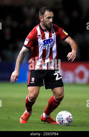 Lincoln City's Neal Eardley Stock Photo - Alamy
