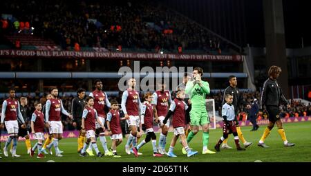 The two team's walk out before kick-off in the legends match at Old ...