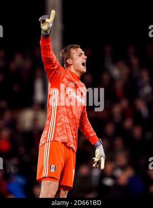 Fulham goalkeeper Marek Rodak Stock Photo - Alamy
