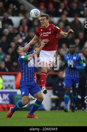 Nottingham Forest's Ryan Yates (right) and Elliot Anderson arriving ...