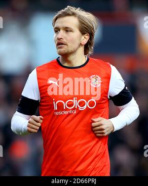 Luton Town's Luke Berry Stock Photo - Alamy